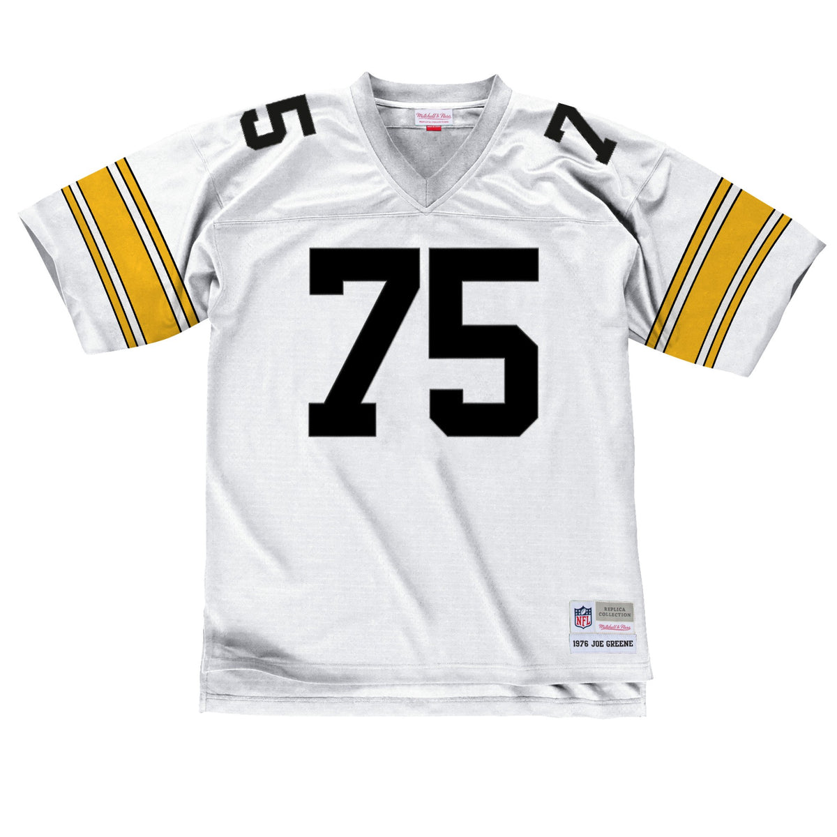 Pittsburgh Steelers #75 Joe Greene Mitchell and Ness 1976 Replica Jers ...