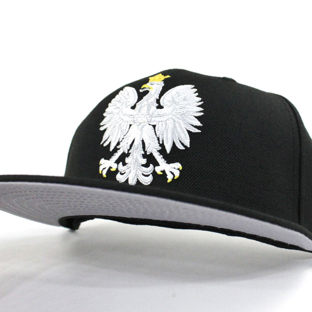 Polish Eagle New Era 59FIFTY Fitted Hat (Black Gray Under Brim) – Coat ...