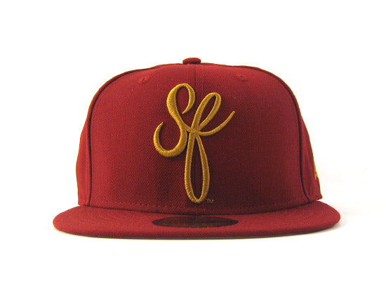 SF Script New Era 5950 Fitted Hats (SAN FRANCISCO 49ERS COLOR WAY ...