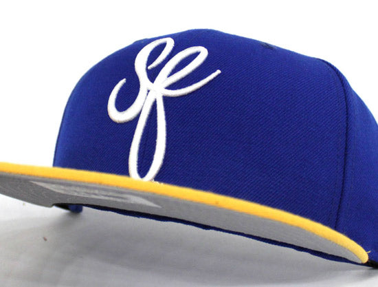 SF Script New Era 59Fifty Fitted Hats (Golden State Warriors Color Way ...