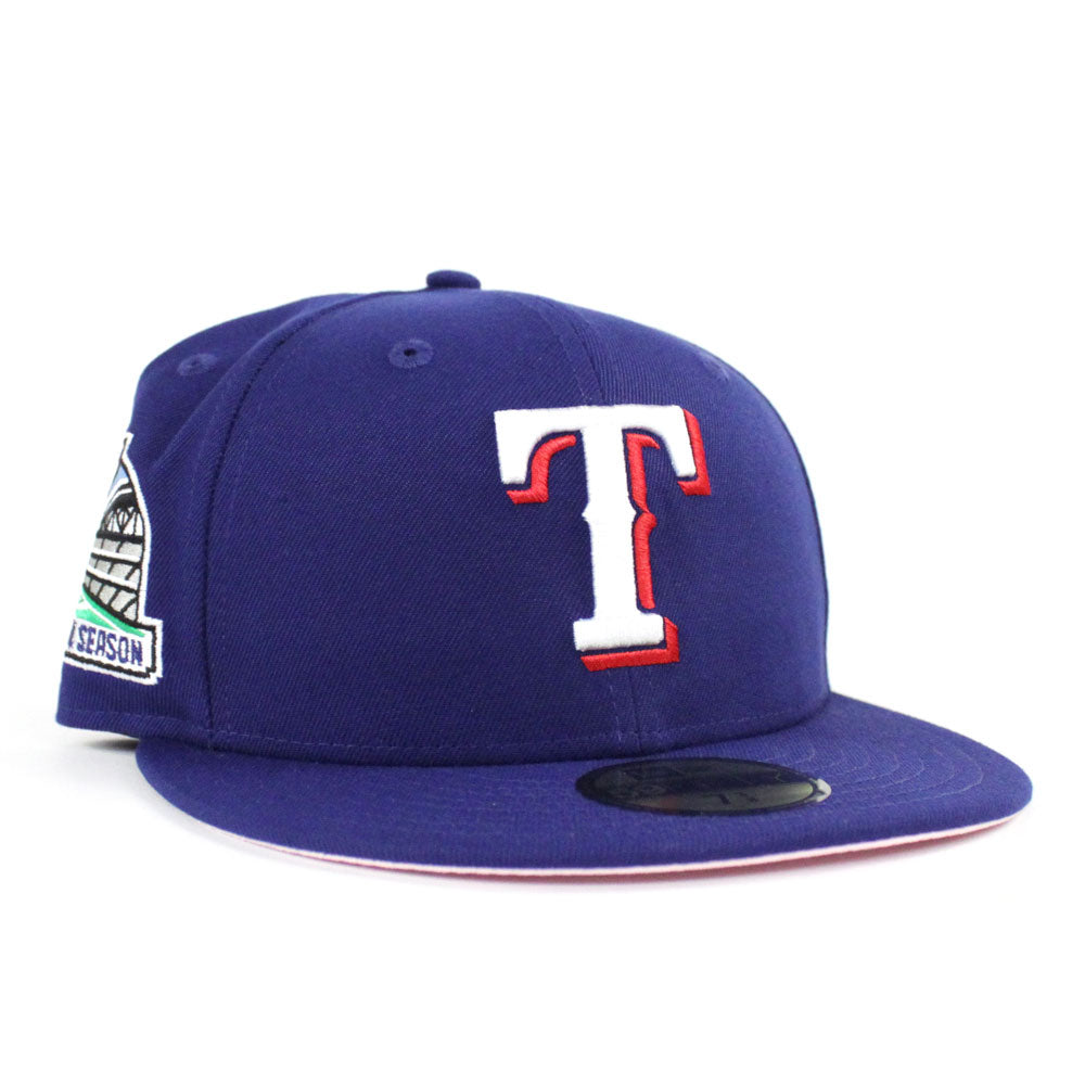 Texas Rangers 2020 INAUGURAL SEASON New Era 59Fifty Fitted Hat (Blue ...