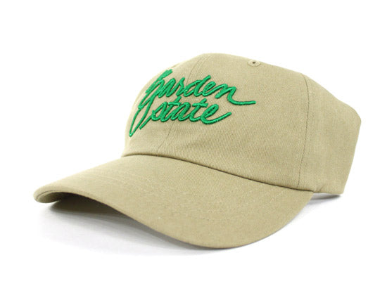The Garden State Script Dad Hat (Khaki Green) – ECAPCITY