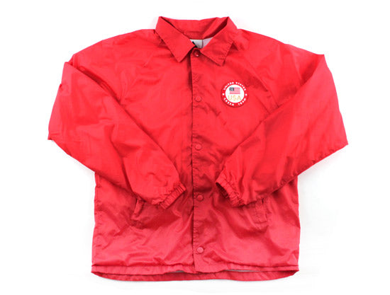 United States CREAM TEAM Coaches Jacket (Red) – ECAPCITY